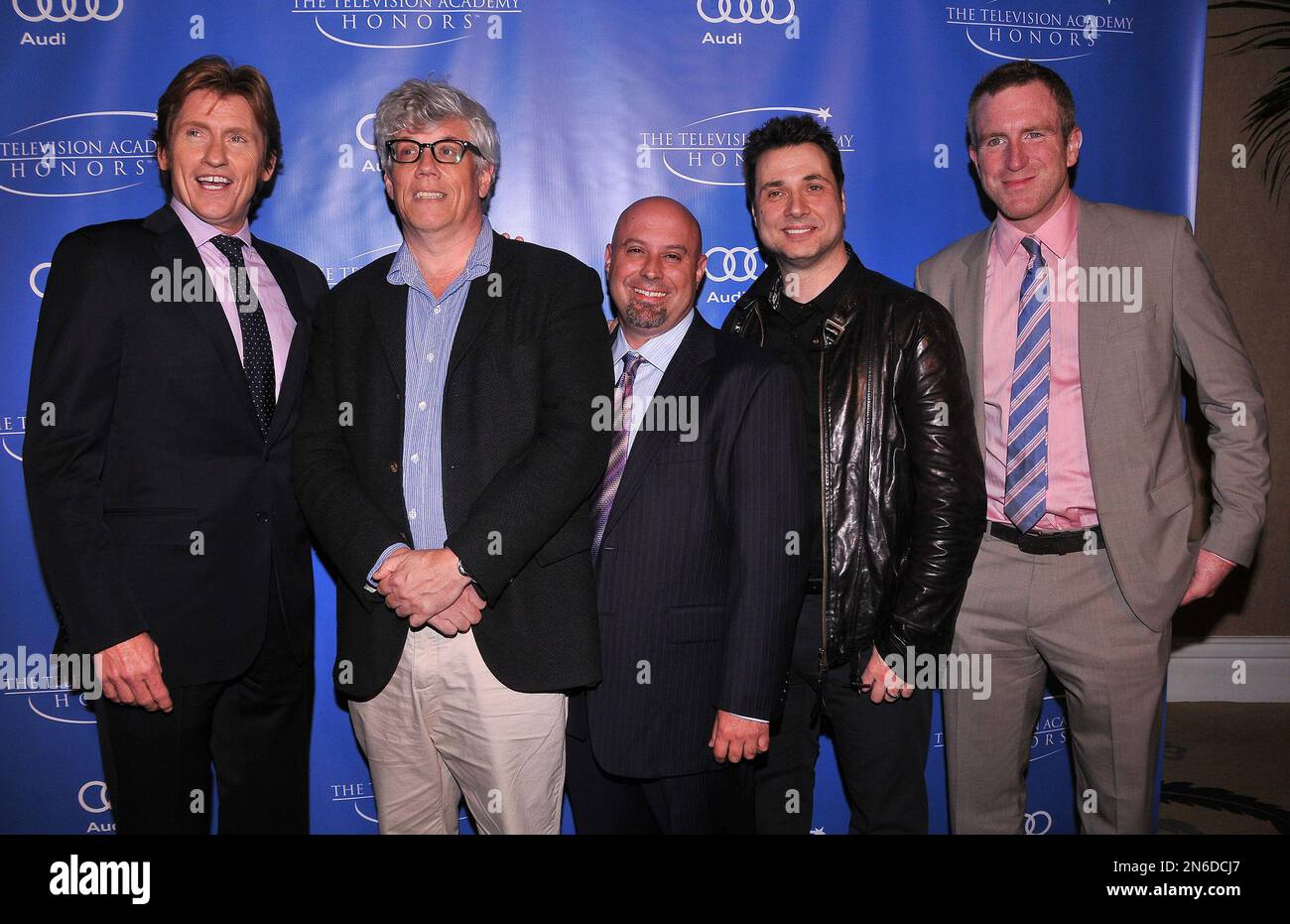 BEVERLY HILLS, CA - MAY 2: (L-R) Actors Denis Leary, Peter Tolan ...