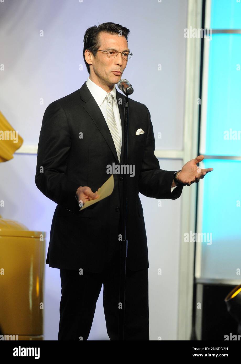 HOLLYWOOD, CA - MARCH 31: Presenter David Ono onstage at the Academy of ...