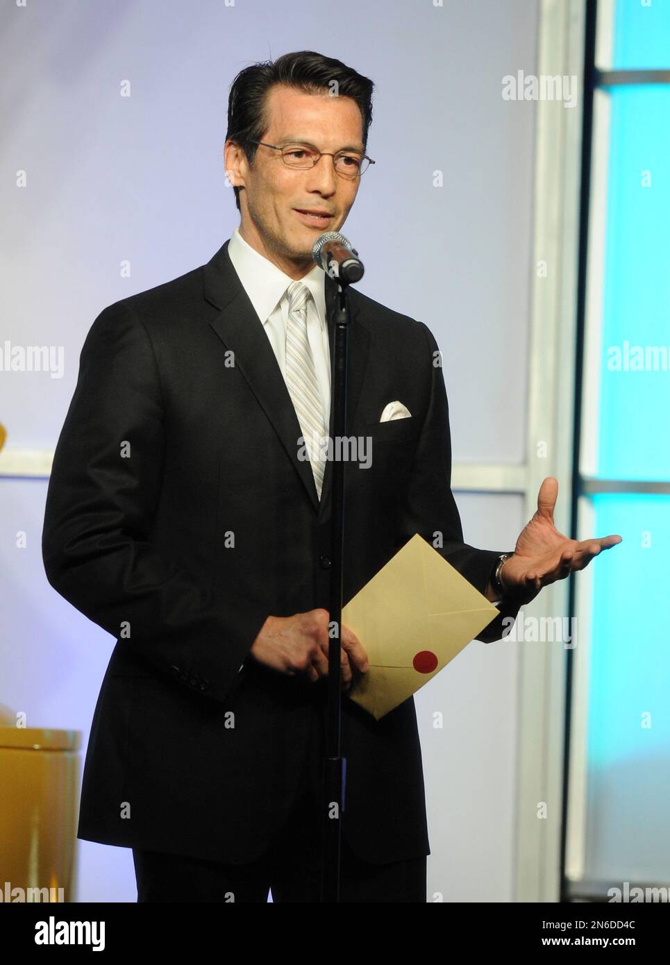 HOLLYWOOD, CA - MARCH 31: Presenter David Ono onstage at the Academy of ...