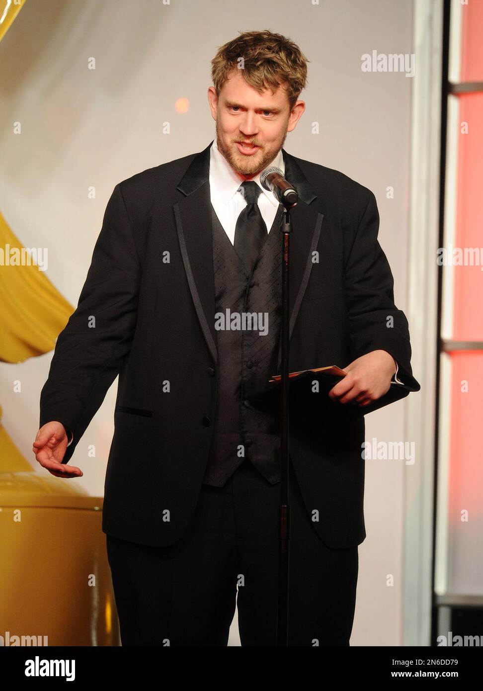 HOLLYWOOD, CA - MARCH 31: A. Todd Smith accepts the Directing award for ...