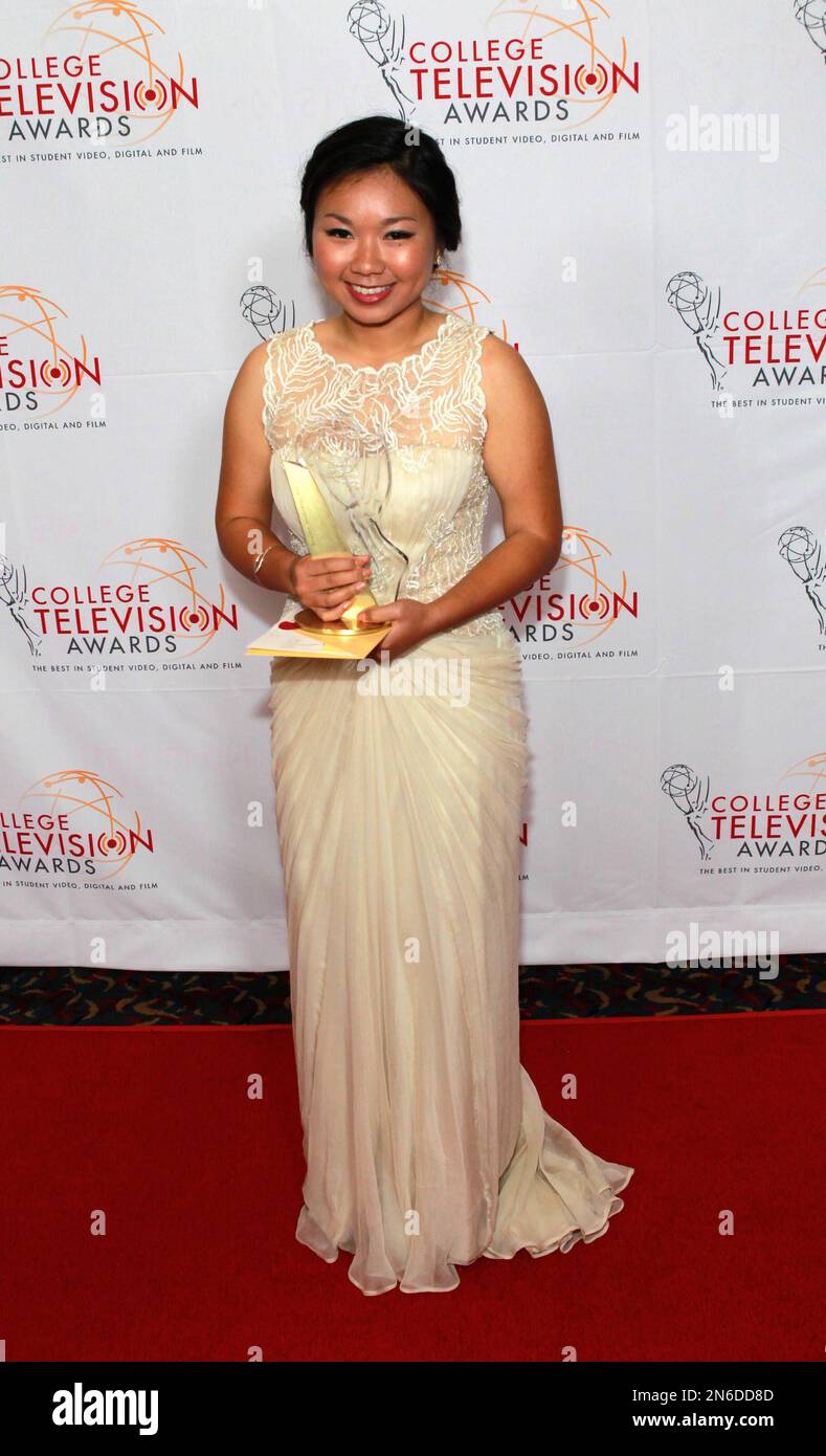 HOLLYWOOD, CA - MARCH 31: Jenny Hou poses in the press room at the ...