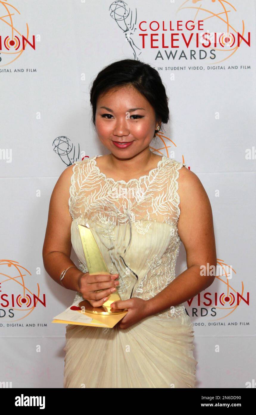 HOLLYWOOD, CA - MARCH 31: Jenny Hou poses in the press room at the ...