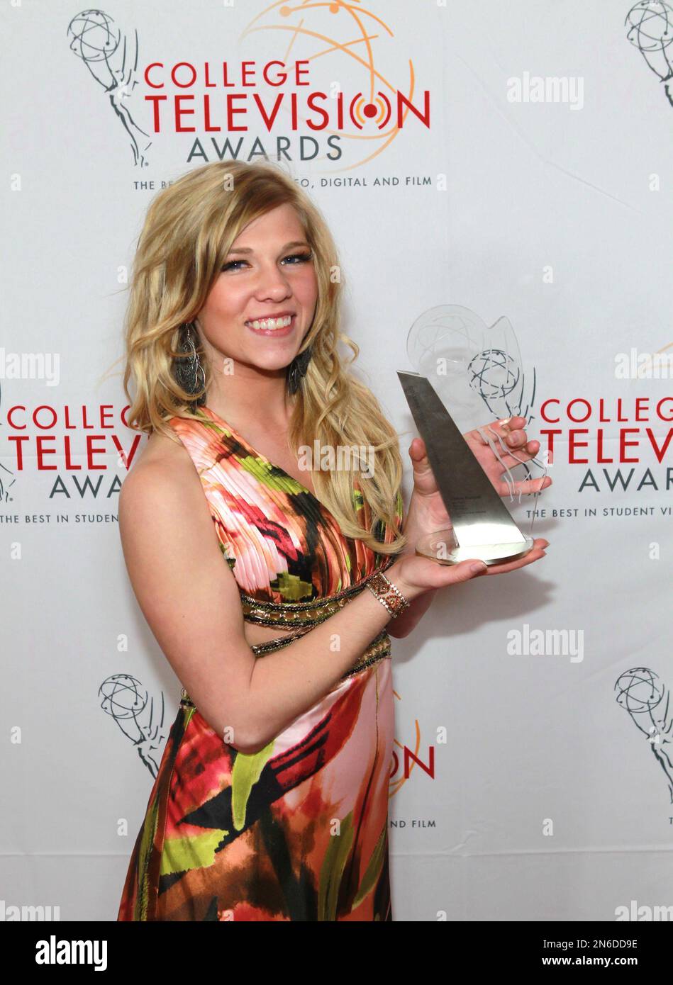 HOLLYWOOD, CA - MARCH 31: Lindsey Brandwall poses in the press room at ...
