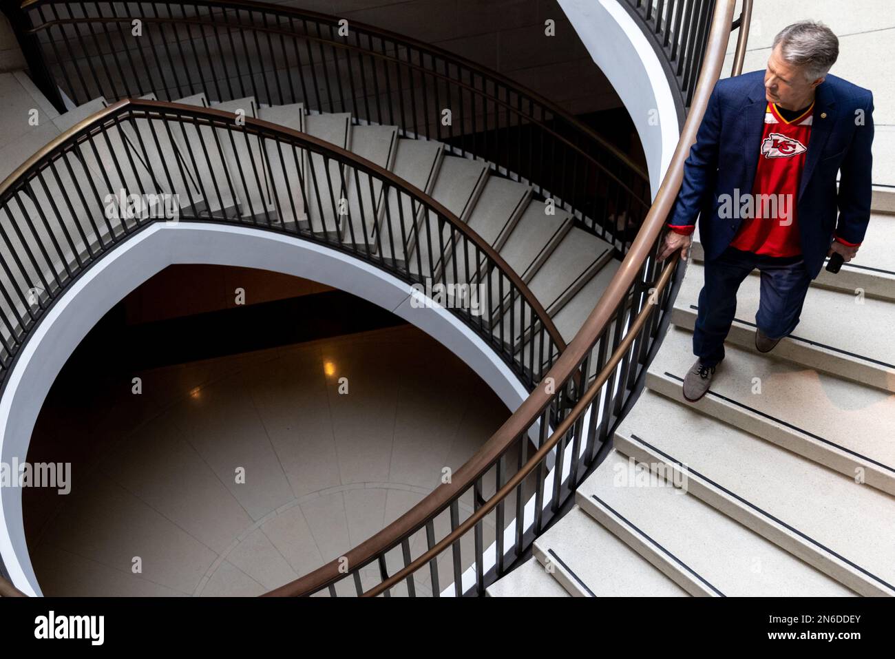 United States Senator Roger Marshall (Republican of Kansas) wears a ...