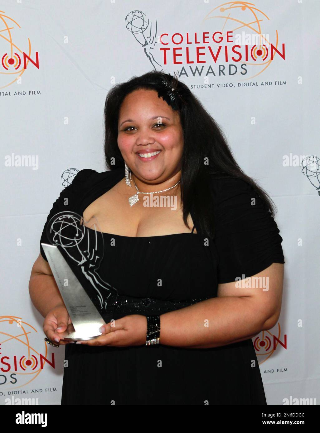 HOLLYWOOD, CA - MARCH 31: Erica Latrice Doyle poses in the press room ...