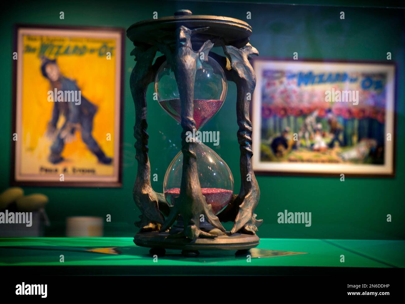 In this Tuesday, Oct. 8, 2013 photo, the hourglass used in the movie ...