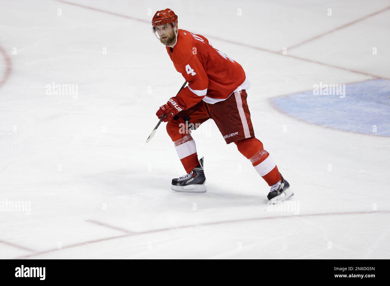 Detroit Red Wings defenseman Jakub Kindl (4) of the Czech Republic is ...