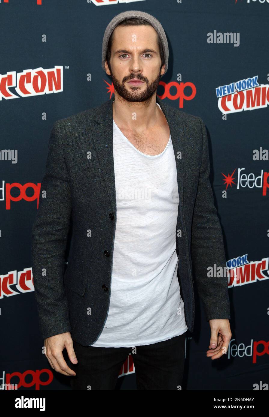 Tom Riley, from "Da Vinci's Demons", poses for photos during the STARZ ...