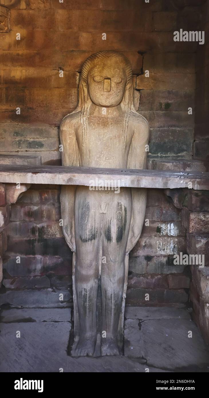Sculpture of Jain Tirthankar at Van Temple, Pathari, Vidisha, Madhya ...