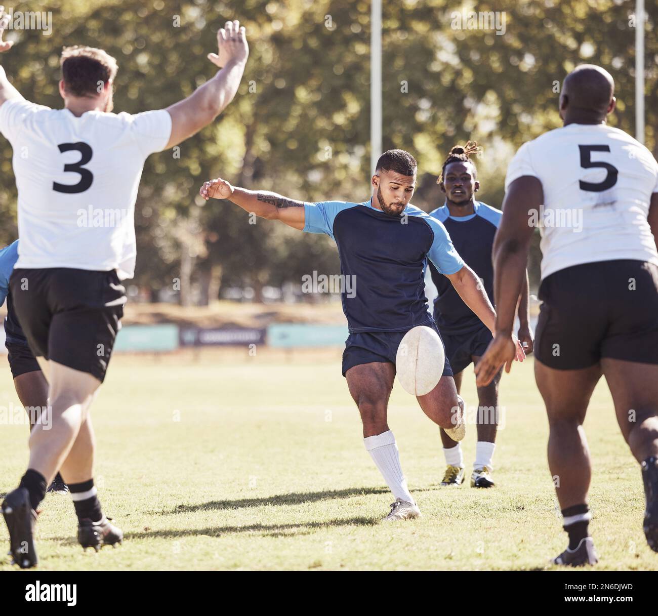 Touch rugby exercise hi-res stock photography and images - Alamy