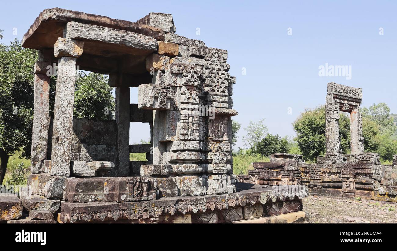 Fallen and Ruined Temple Premises of Gdarmal Temple, Pathari, Vidisha ...