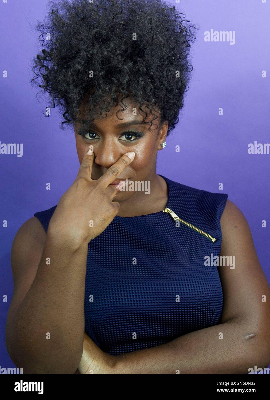 This Oct. 7, 2013 photo shows actress Uzo Aduba in New York to promote ...