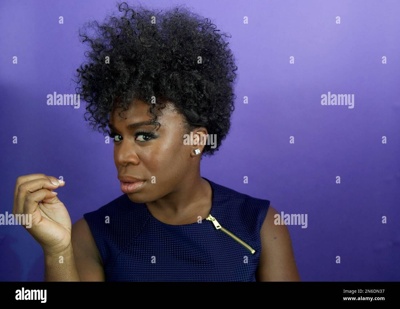 This Oct. 7, 2013 photo shows actress Uzo Aduba in New York to promote ...