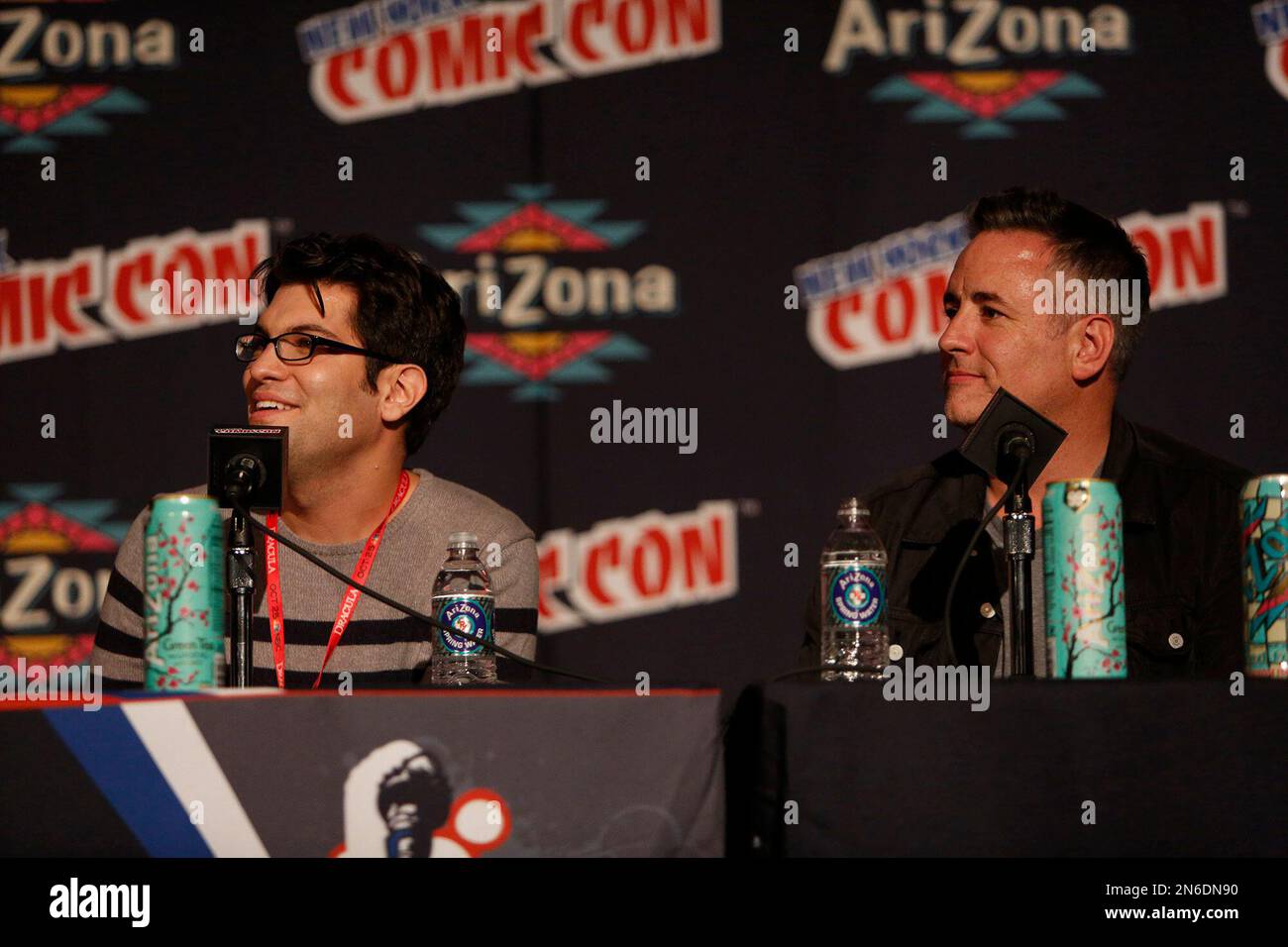 From left, Dan Mintz and Larry Murphy participate in FOX's "Bob's ...