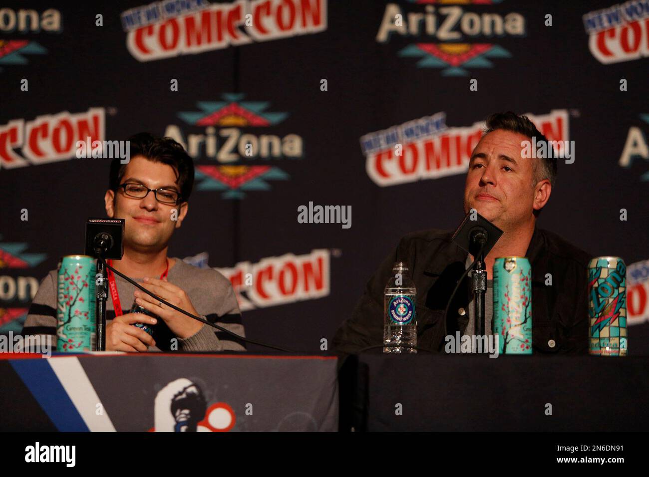 From left, Dan Mintz and Larry Murphy participate in FOX's "Bob's ...