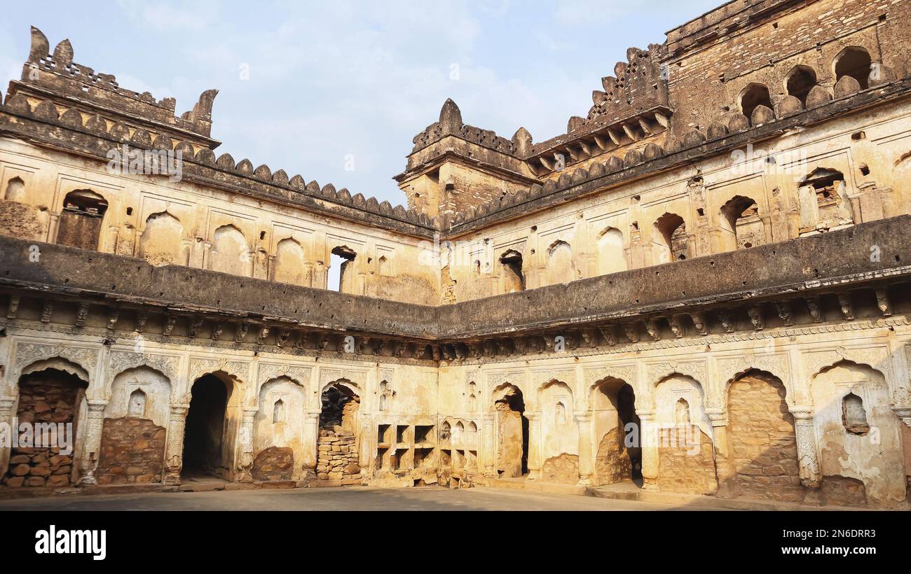 Inside View of Rani Mahal, Kalinjar Fort, Banda, Uttar Pradesh, India ...