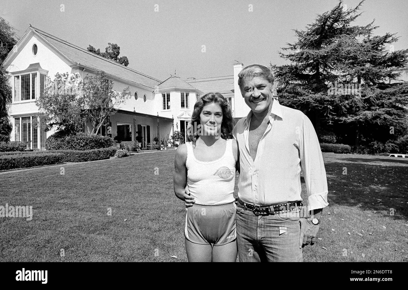 Happy Pickfair owner, Jerry Buss, and his 26-year-old girlfriend, Karen ...