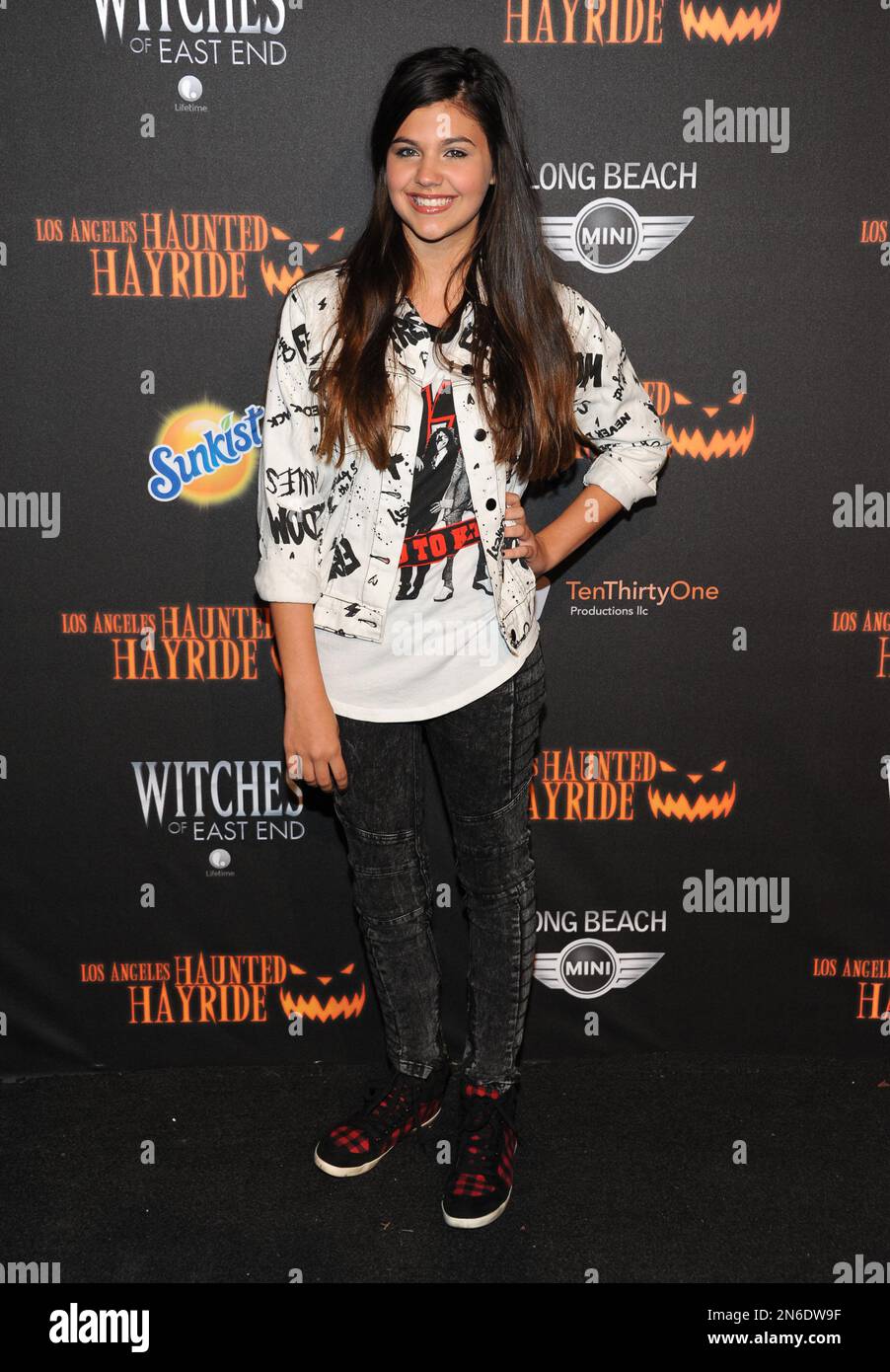 Amber Montana arrives at the 5th Annual Los Angeles Haunted Hayride VIP ...