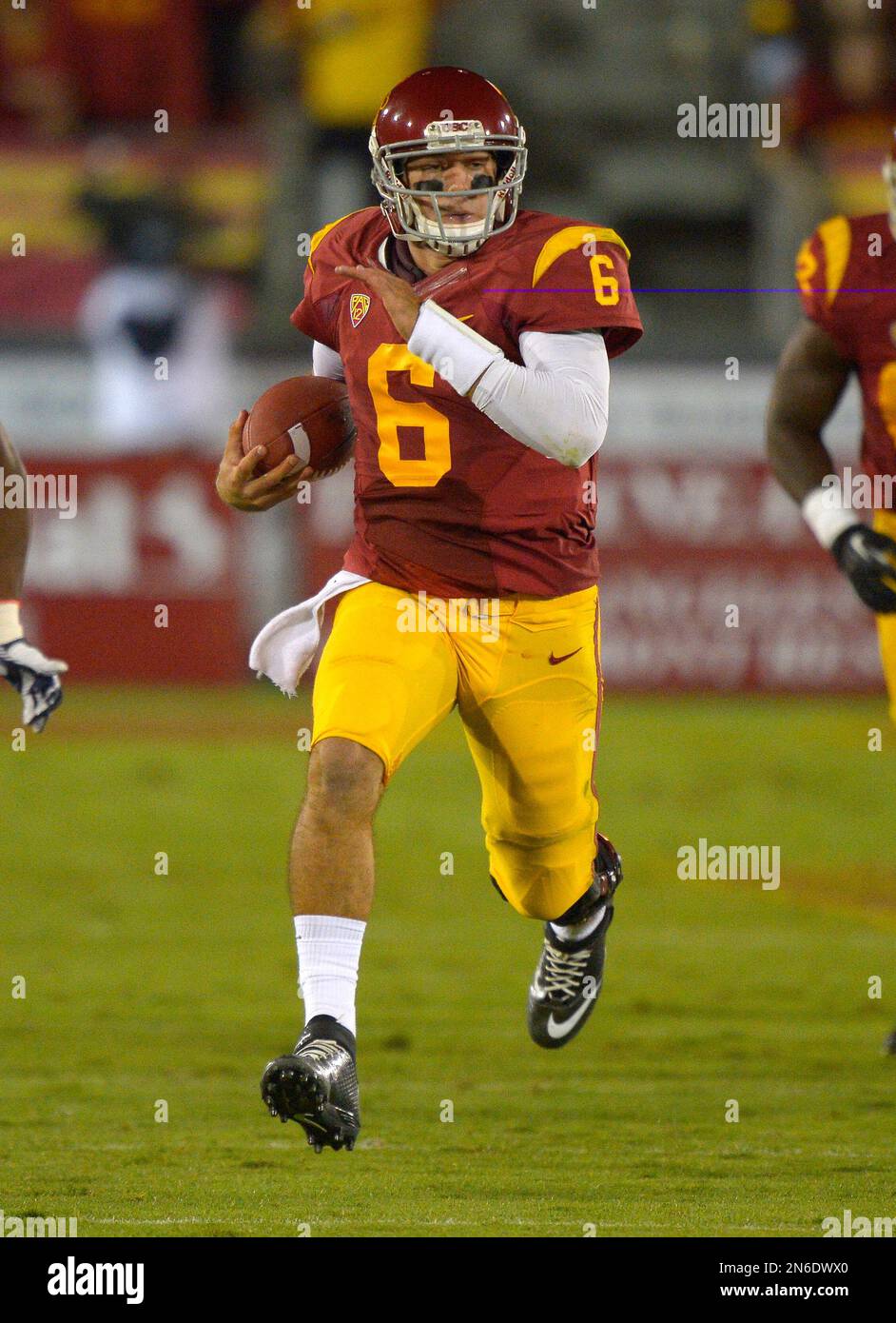 Southern California quarterback Cody Kessler runs the ball during the ...