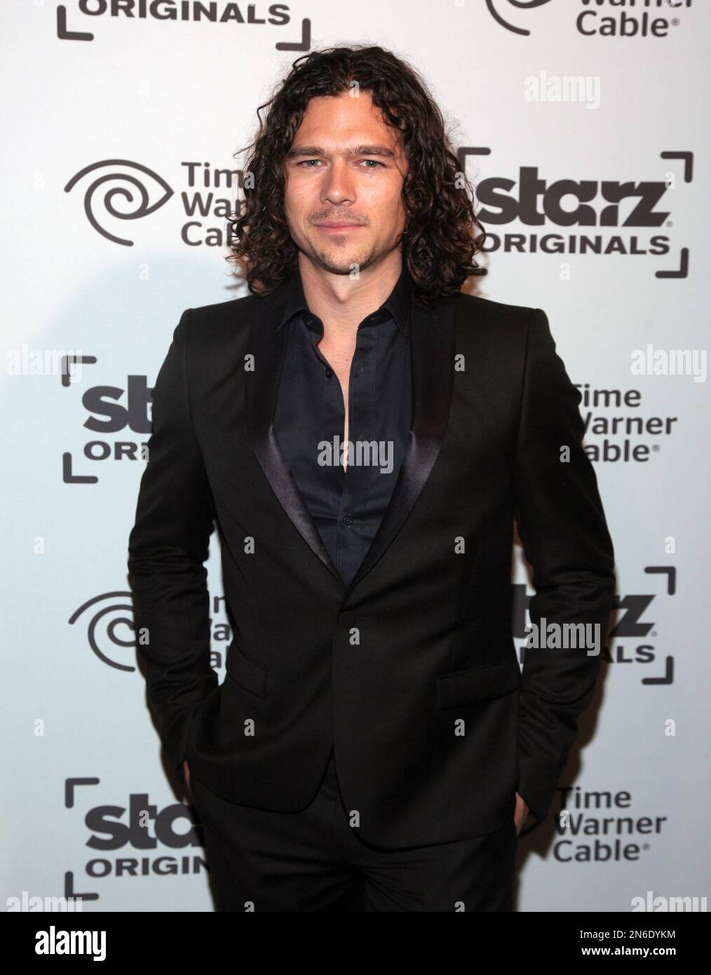 Actor Luke Arnold attends a presentation of STARZ original series "Da ...