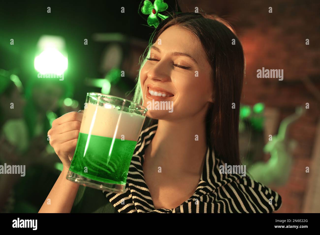 Drunk irish woman hi-res stock photography and images - Alamy
