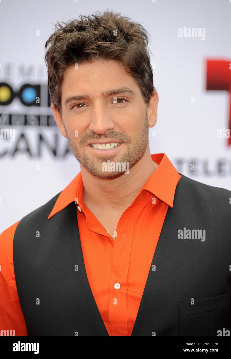 David Chocarro arrives at the 3rd Annual Billboard Mexican Awards at ...