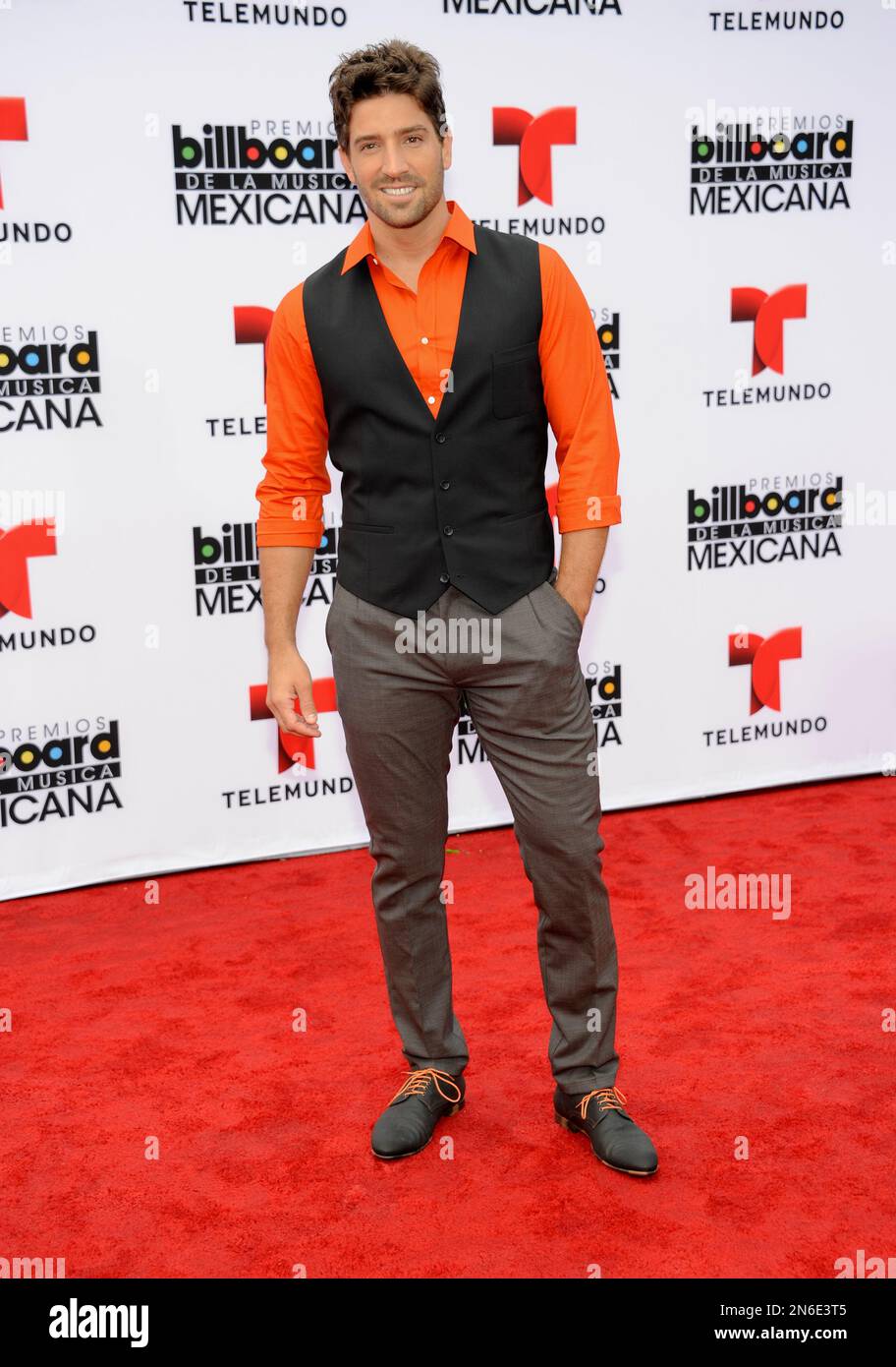 David Chocarro arrives at the 3rd Annual Billboard Mexican Awards at ...