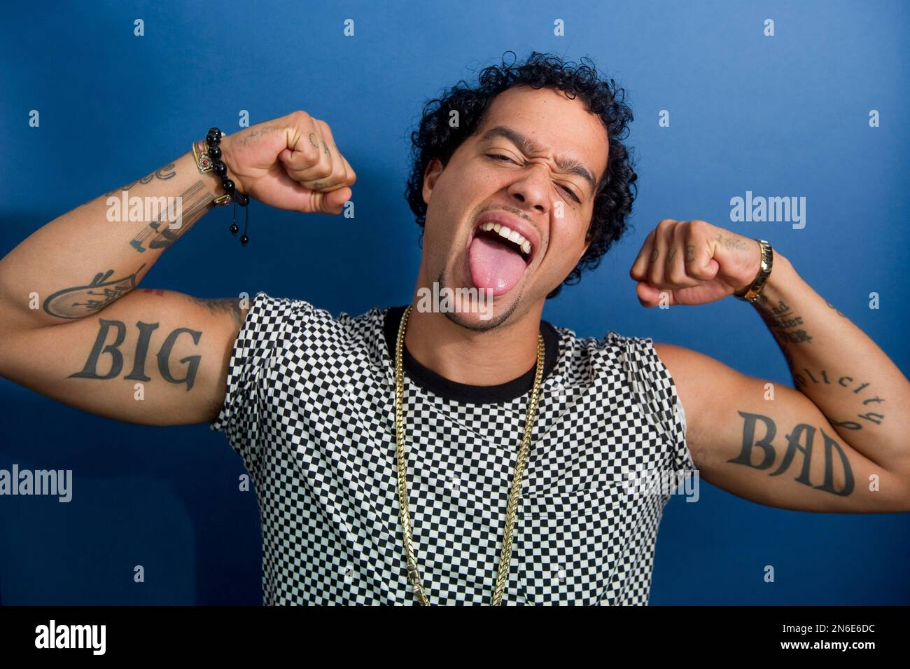 Recording artist Sky Blu from LMFAO poses for a portrait, on Monday ...
