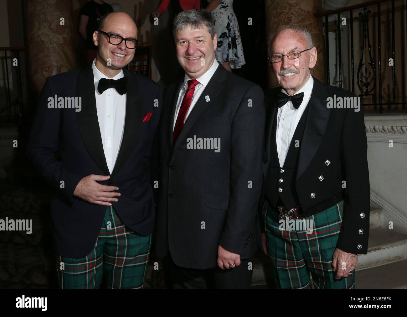 Sascha Hartmann, from left to right, Alistair Carmichael, John Fraser ...