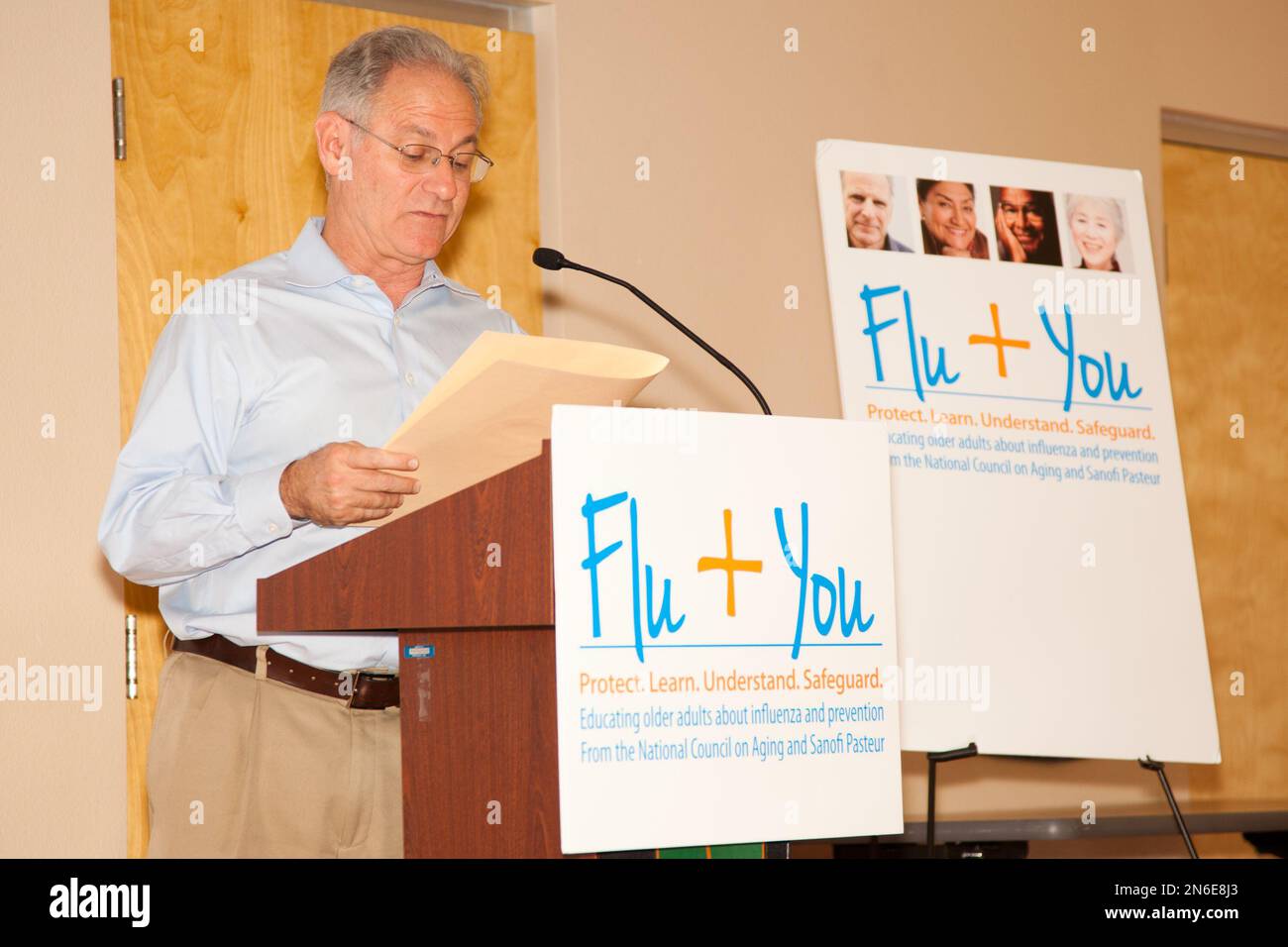 Mayor of Tucson, Jonathan Rothschild, speaks to Tucson residents during ...