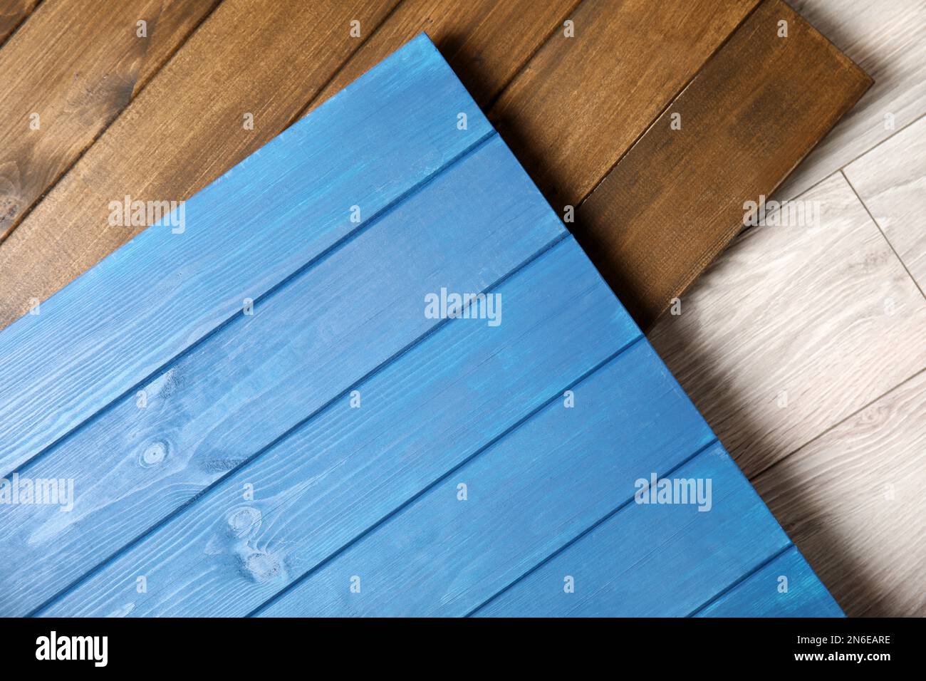 Different wooden surfaces for photography, flat lay. Stylish photo ...