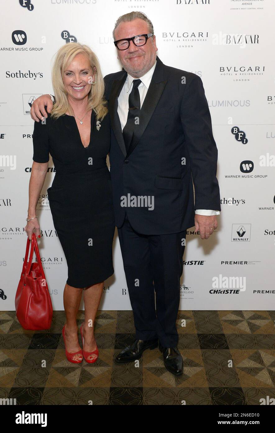 IMAGE DISTRIBUTED FOR BFI - English actor Ray Winstone and wife Elaine ...