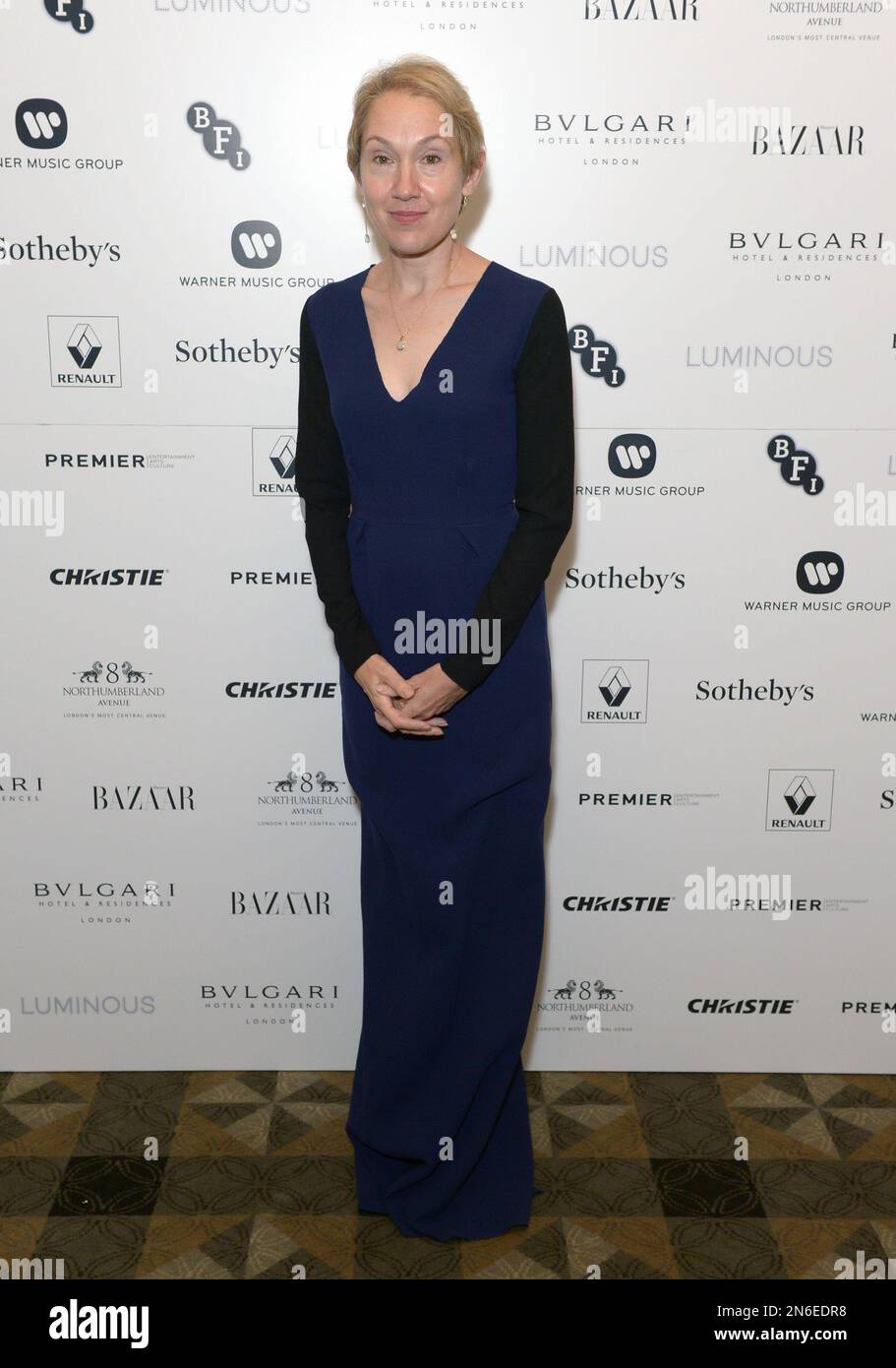 Justine Picardie attends BFI Luminous Fundraising Gala on Tuesday Oct ...