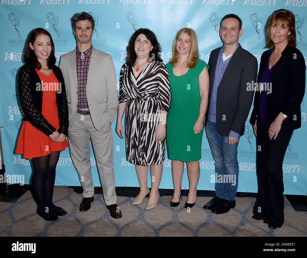 UNIVERSAL CITY, CA - MARCH 21: (L-R) AJ Marechal, Tessie Topol, Evan ...