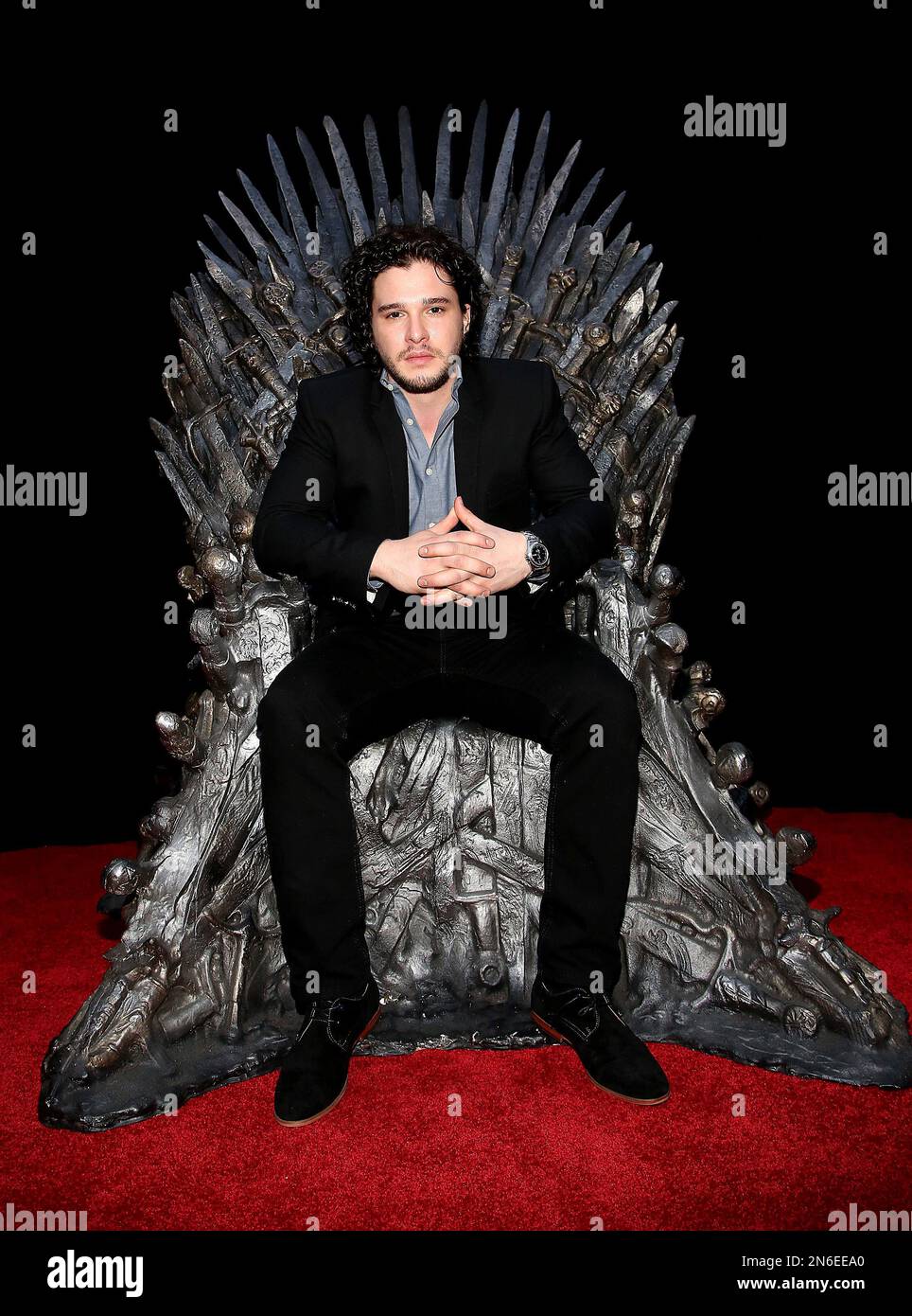 HOLLYWOOD, CA - MARCH 19: Kit Harington poses for a portrait at the ...