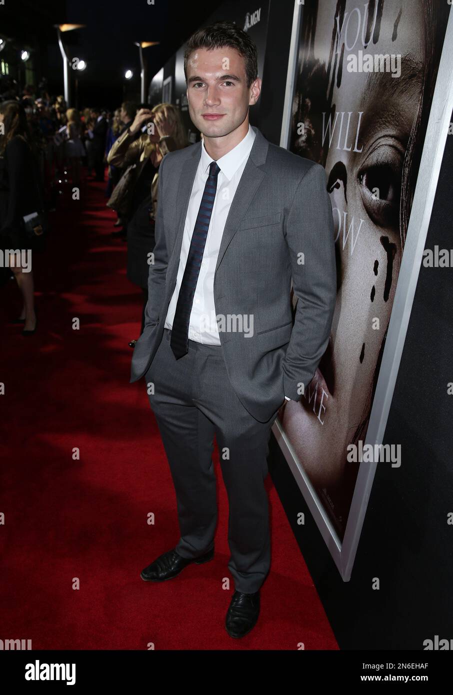 Alex Russell arrives on the red carpet of the world premiere of "Carrie ...