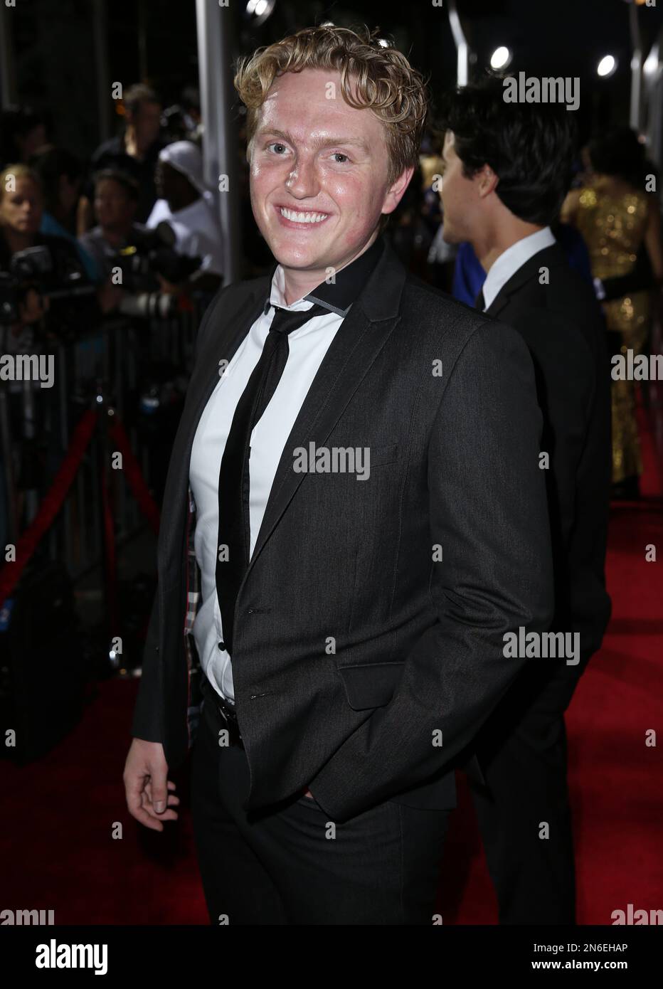 Max Topplin arrives on the red carpet of the world premiere of "Carrie ...