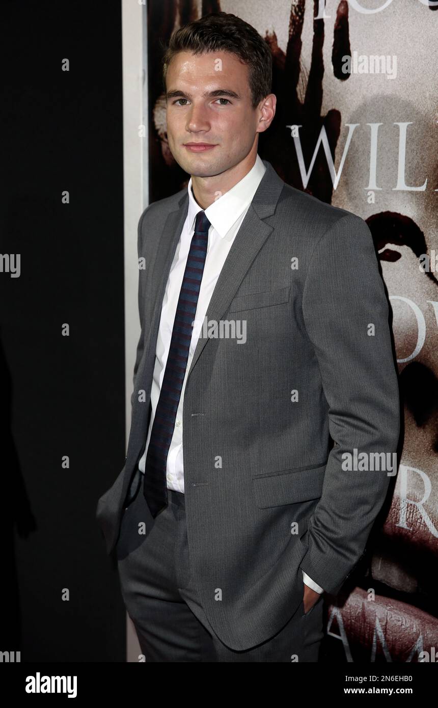 Alex Russell arrives on the red carpet of the world premiere of "Carrie ...