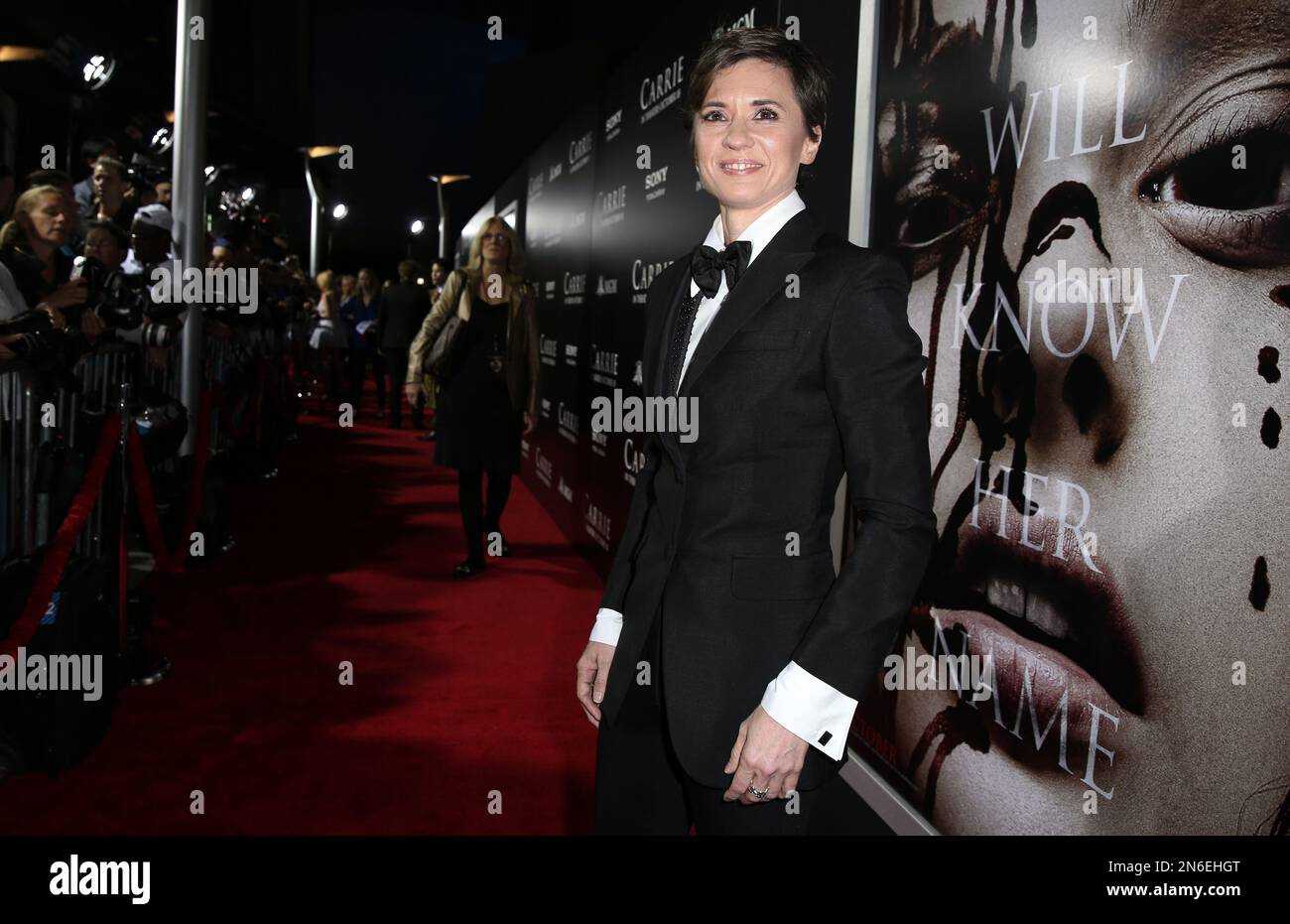 Director Kimberly Peirce arrives on the red carpet of the world ...