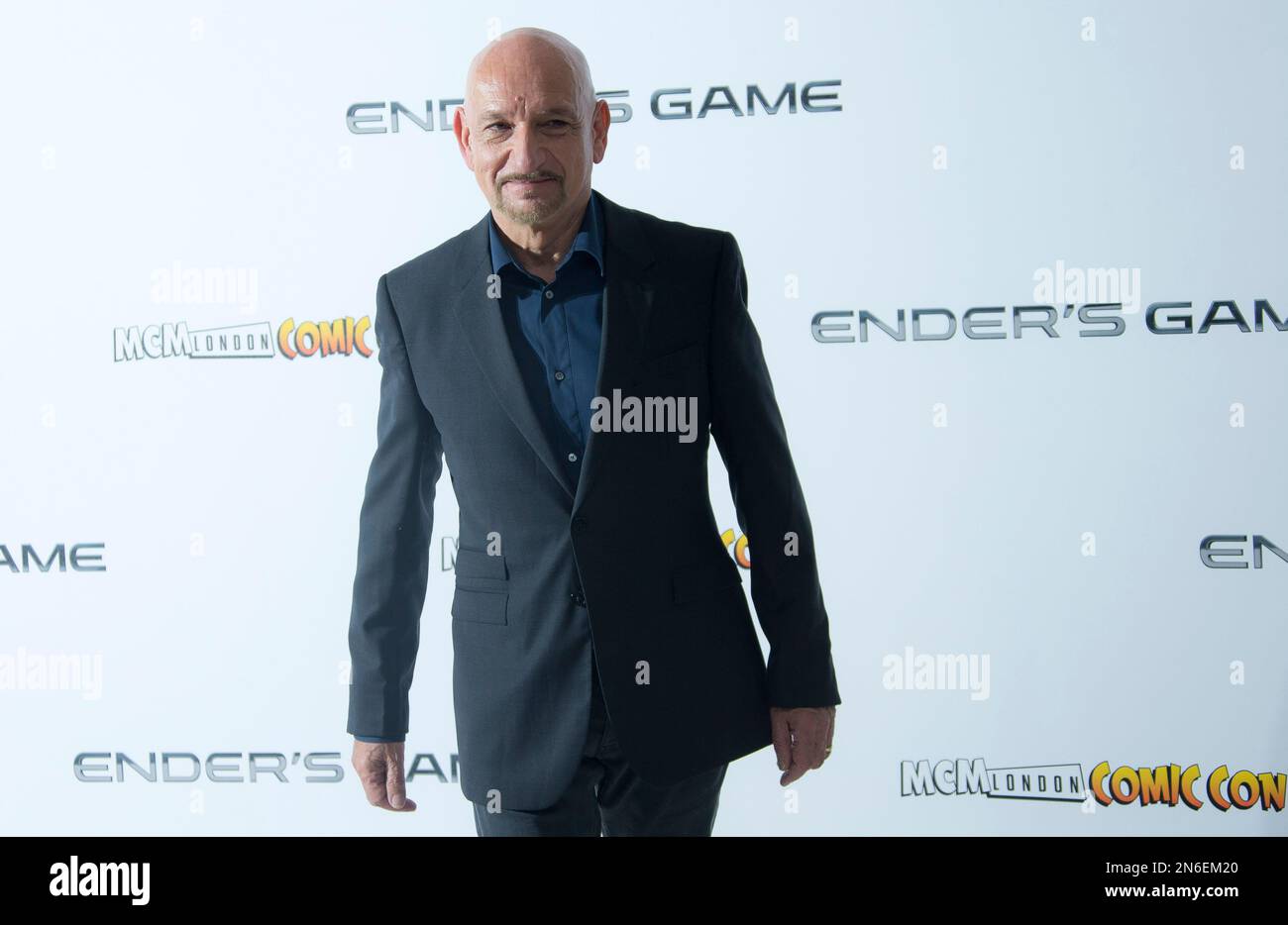 British actor Sir Ben Kingsley poses for photographs during a photo ...