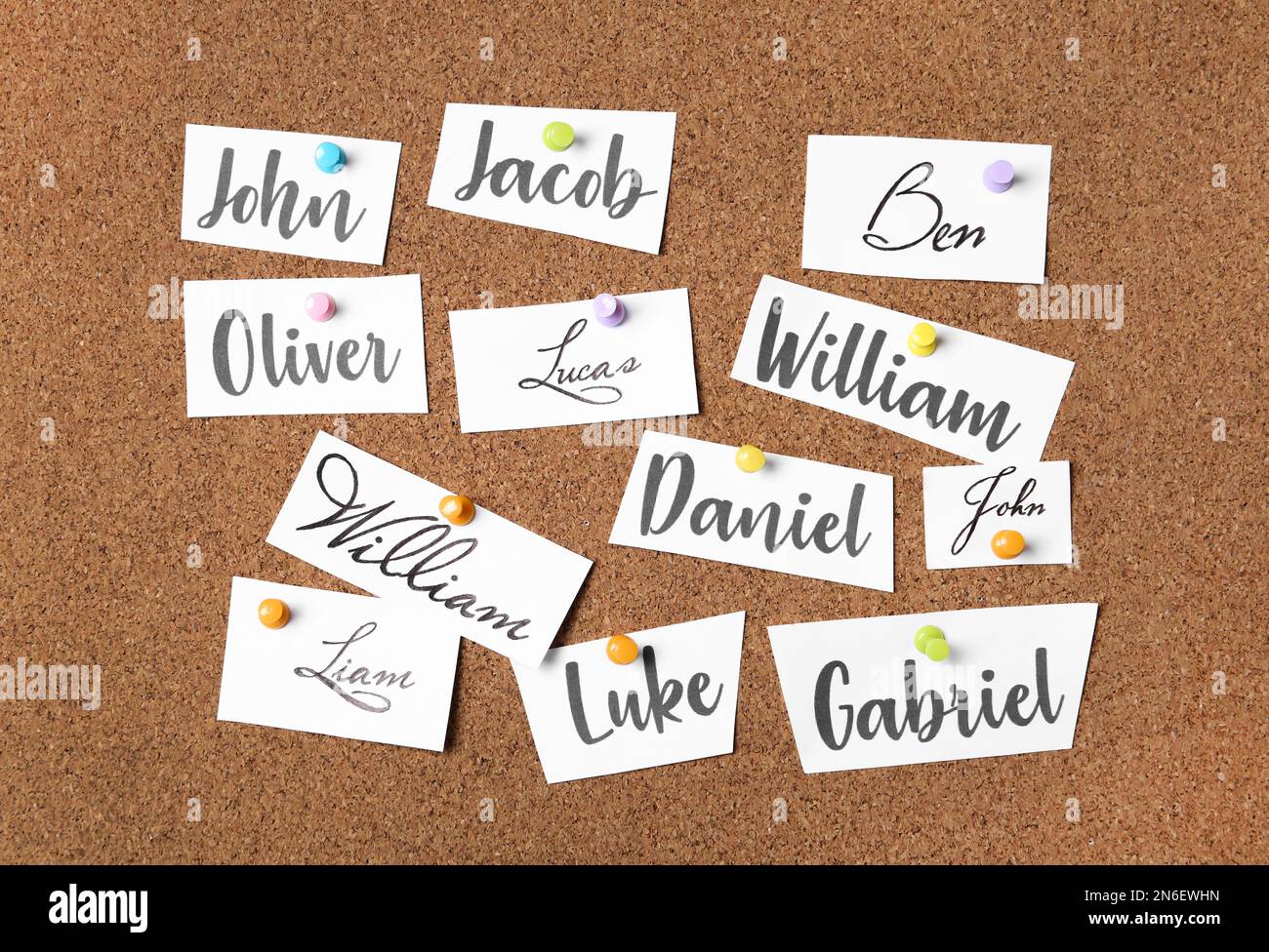 List of names on paper hi-res stock photography and images - Alamy