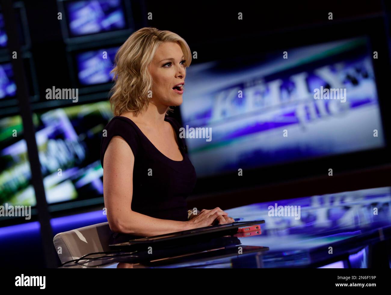 Megyn Kelly, host of Fox News Channel's "The Kelly Files," rehearses ...