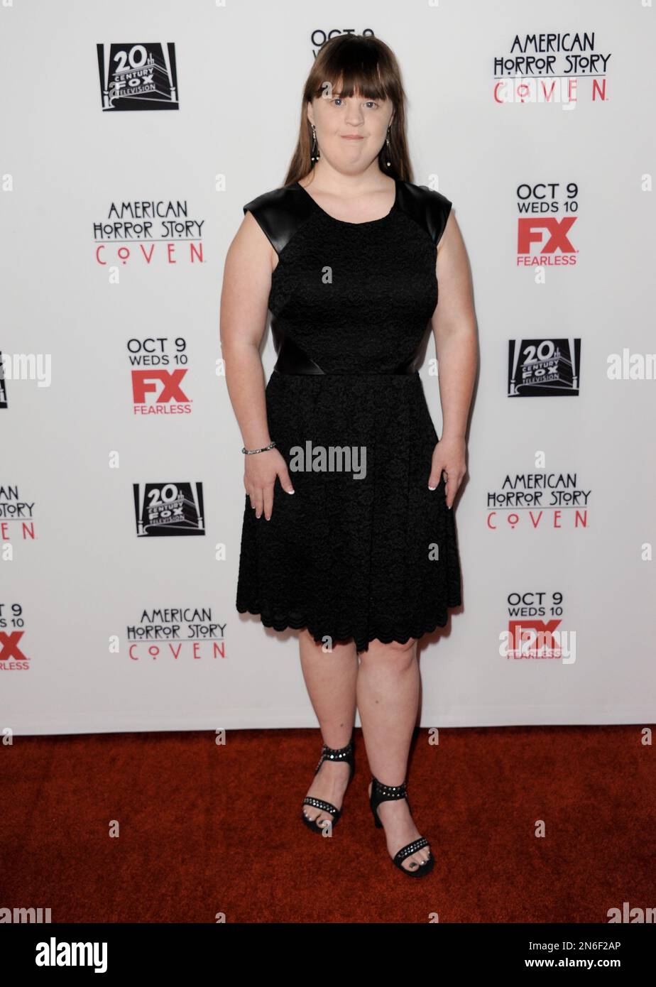 Jamie Brewer arrives at the premiere screening of "American Horror ...
