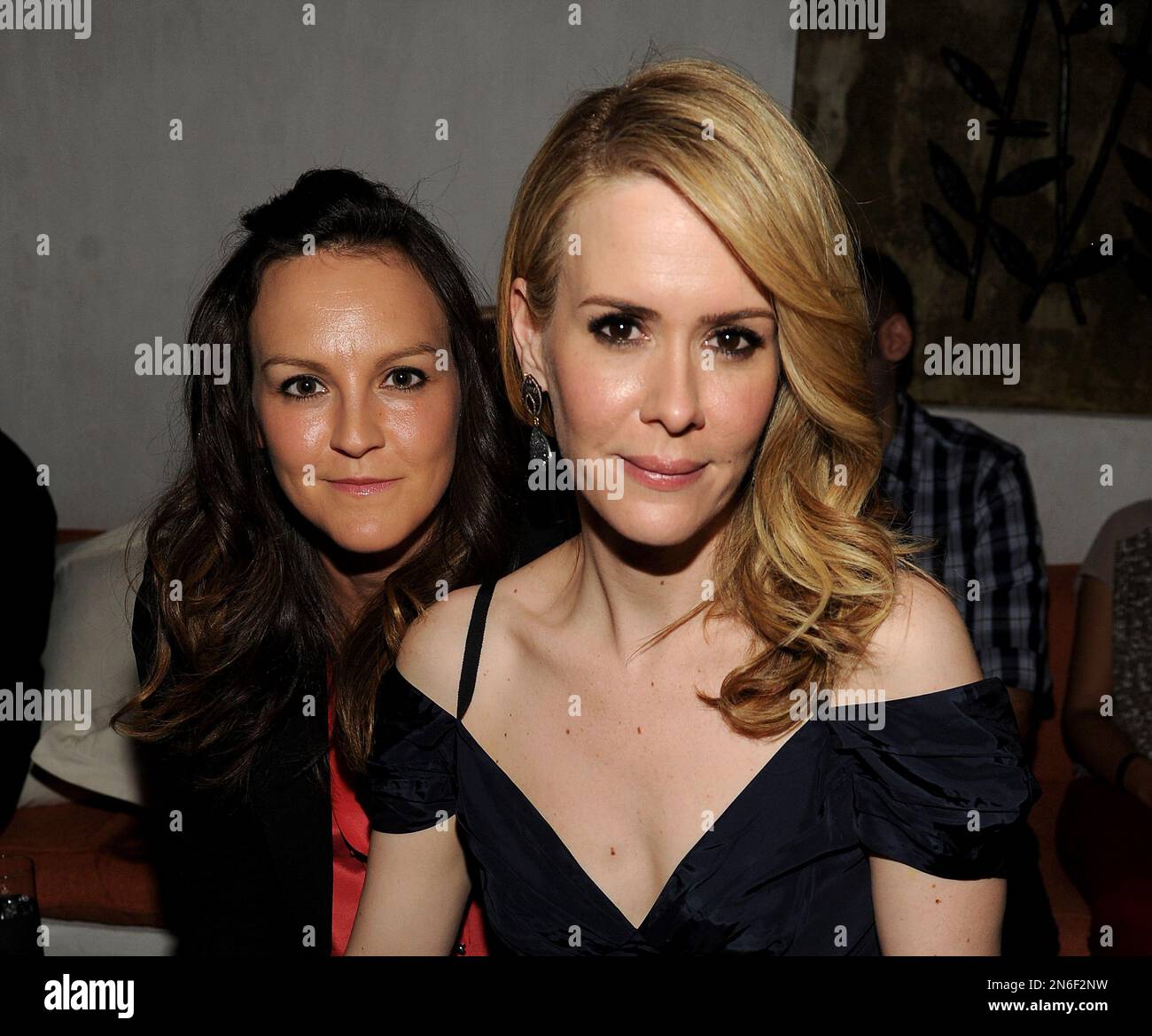 From left, Carla Gallo and actor Sarah Paulson attend the American ...