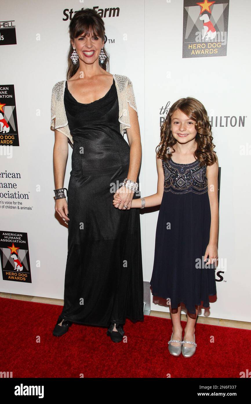 TV personality Victoria Stilwell and daughter Alexandra Zeiler arrive ...