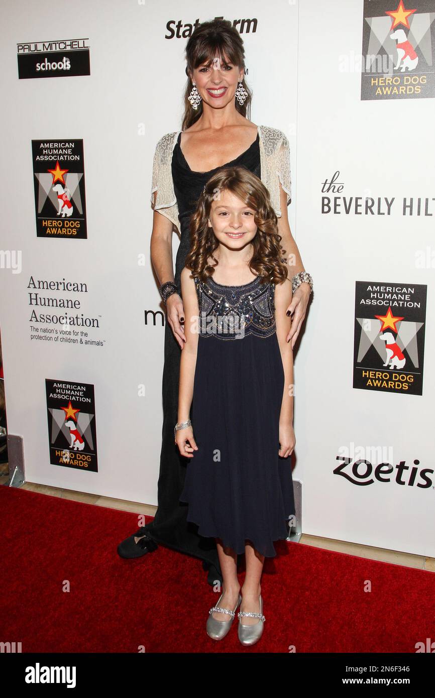 TV personality Victoria Stilwell and daughter Alexandra Zeiler arrive ...
