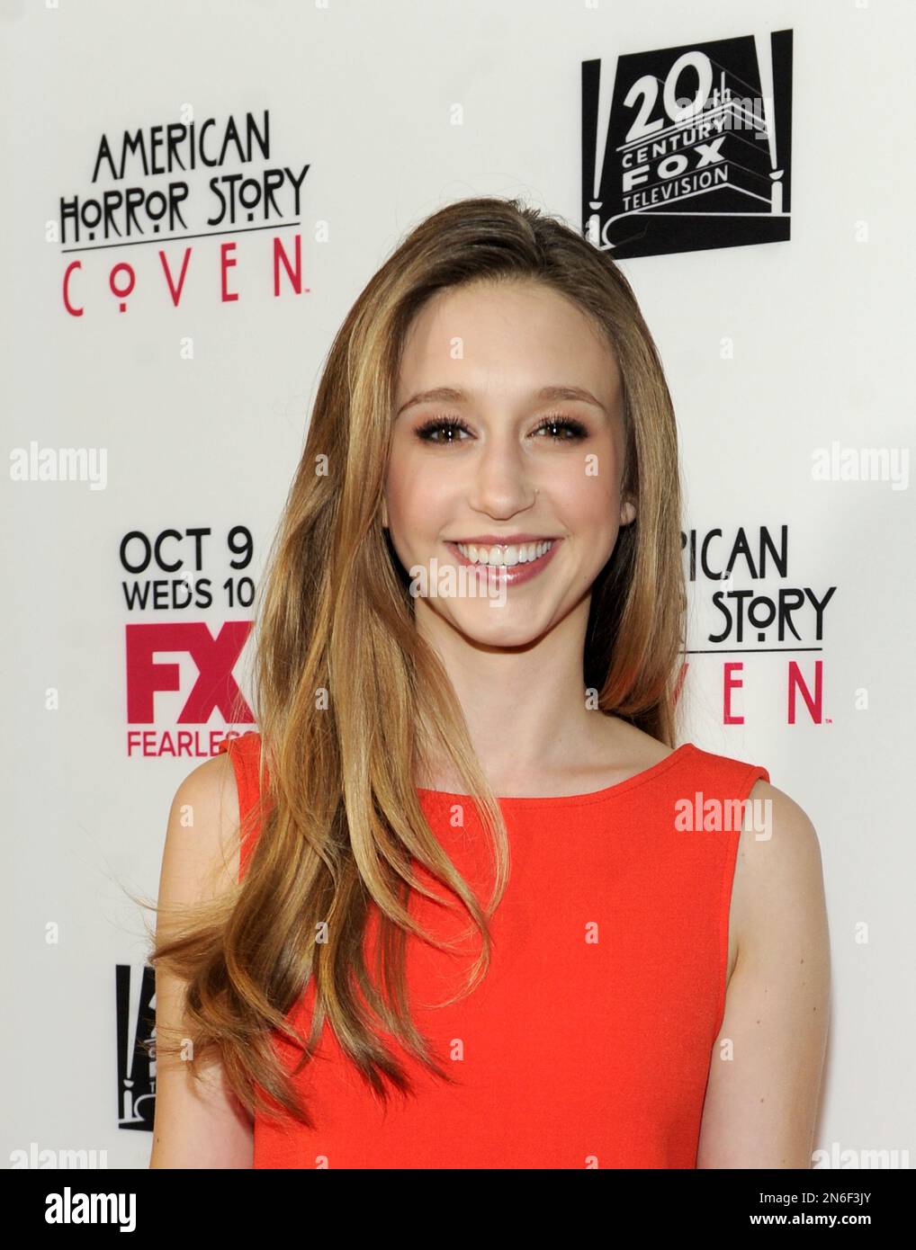 Actor Taissa Farmiga arrives at American Horror Story: Coven Premiere ...