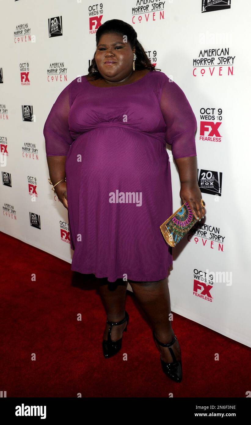 Actor Gabourey Sidibe arrives at American Horror Story: Coven Premiere ...