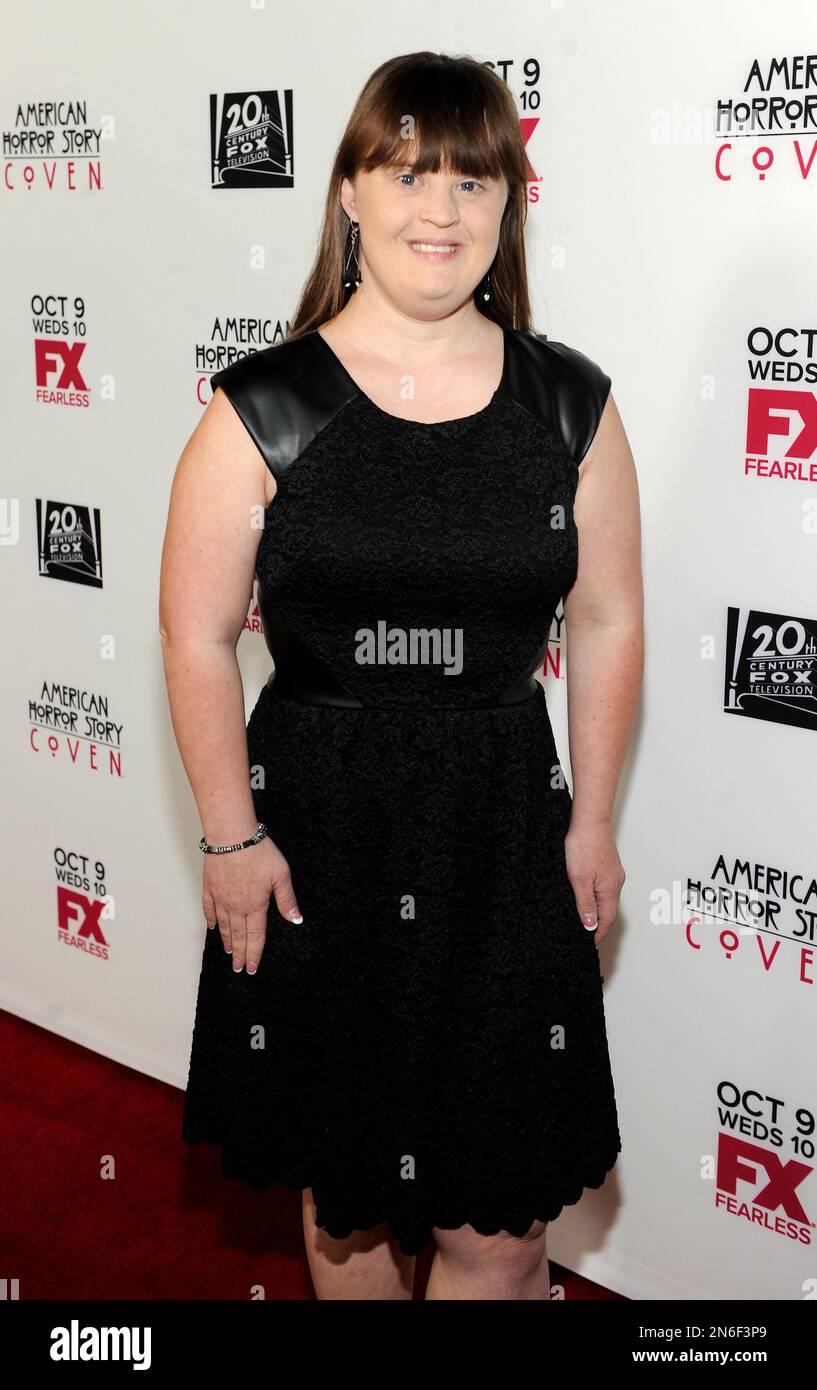 Actor Jamie Brewer arrives at American Horror Story: Coven Premiere ...