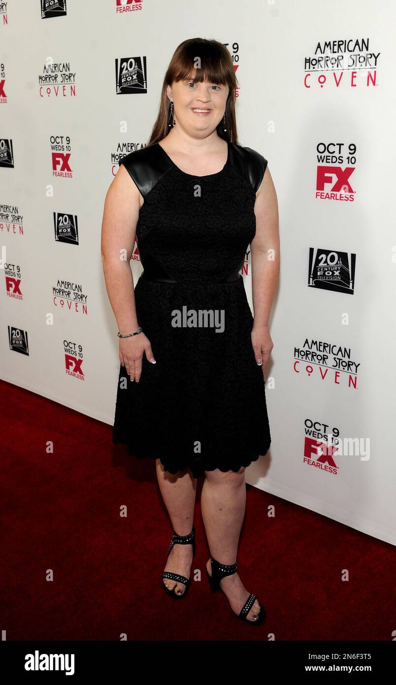 Actor Jamie Brewer arrives at American Horror Story: Coven Premiere ...